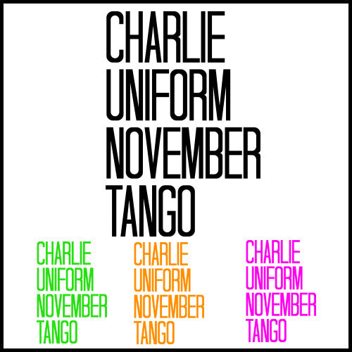 CHARLIE UNIFORM – Cunt Gifts